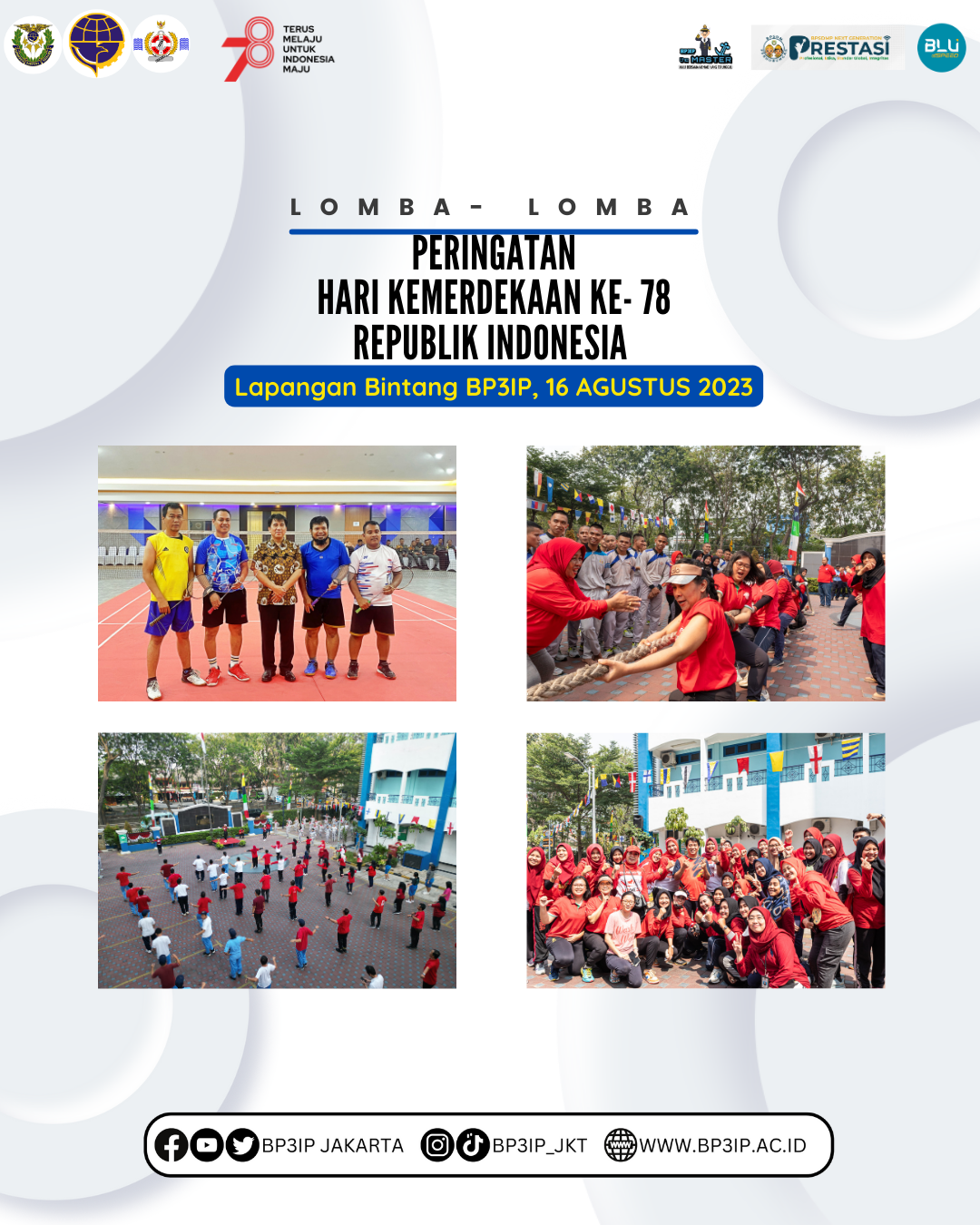 Lomba- Lomba Peringatan Hari Kemerdekaan RI Ke - 78 - BP3IP