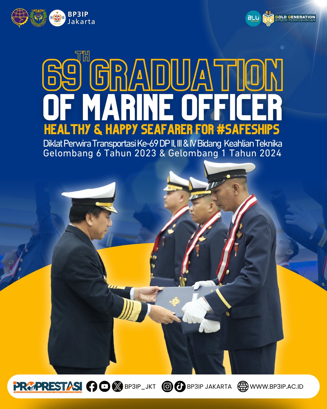 69th Graduation of Marine Officer Healthy & Happy Seafarer For # ...